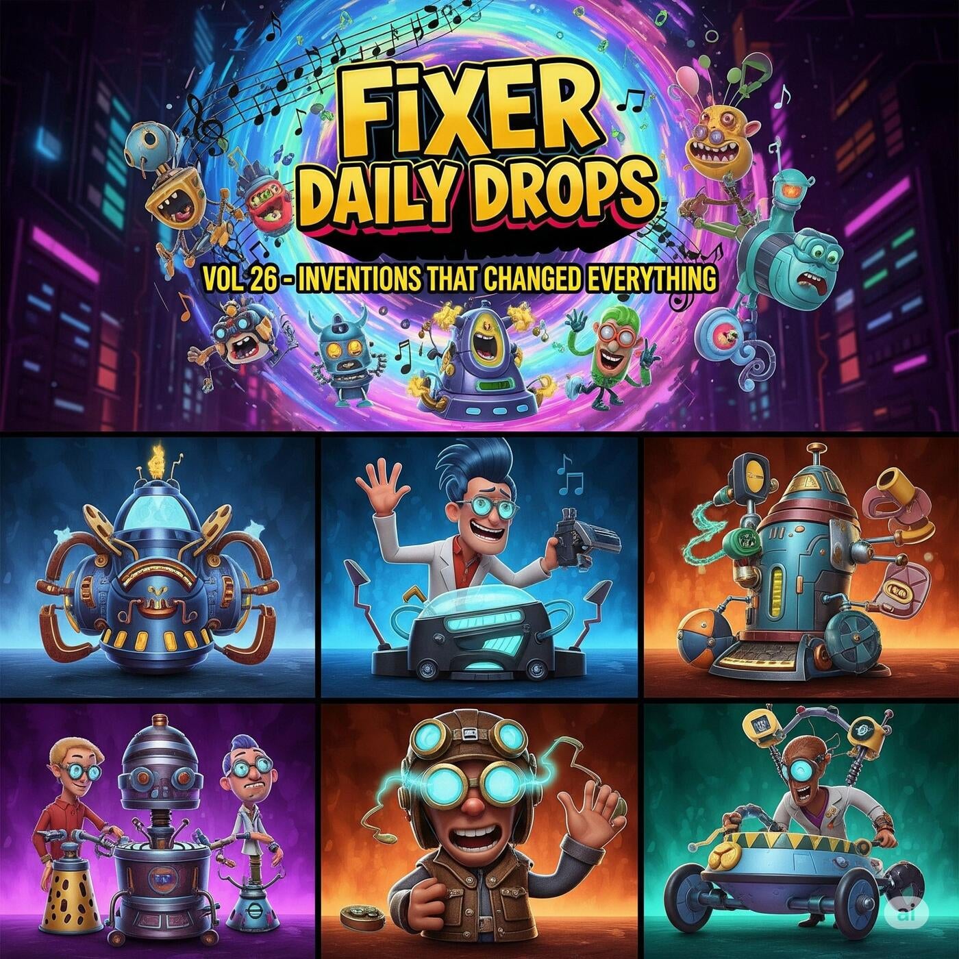 mr fixer music - Fixer Daily Drops Vol. 26 – INVENTIONS THAT CHANGED ...