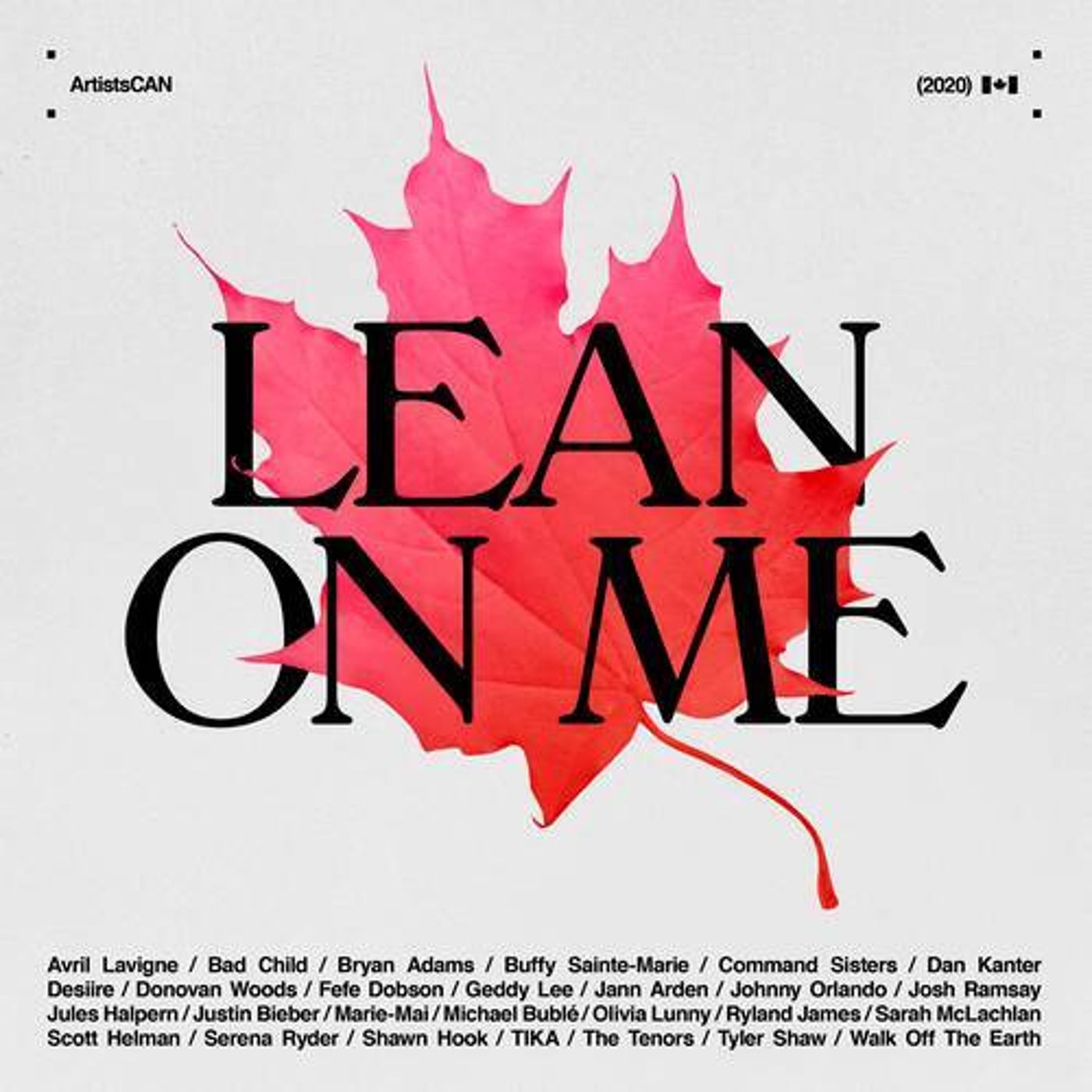 Sarah McLachlan, Bryan Adams, Avril Lavigne, Tika, Justin Bieber, Shawn ...