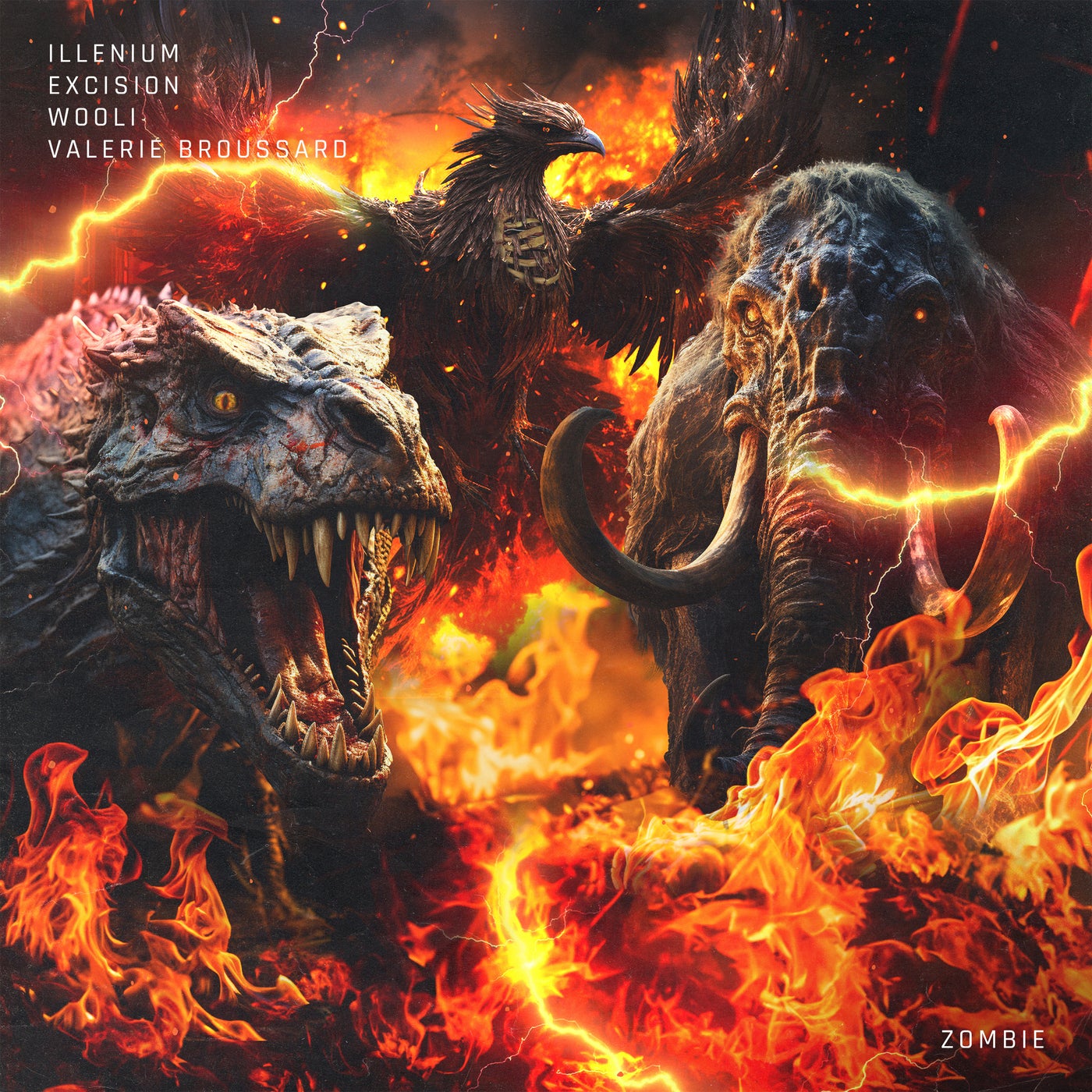 Excision, ILLENIUM, Wooli, Valerie Broussard - Zombie (feat. Valerie Broussard) (feat. Valerie ...