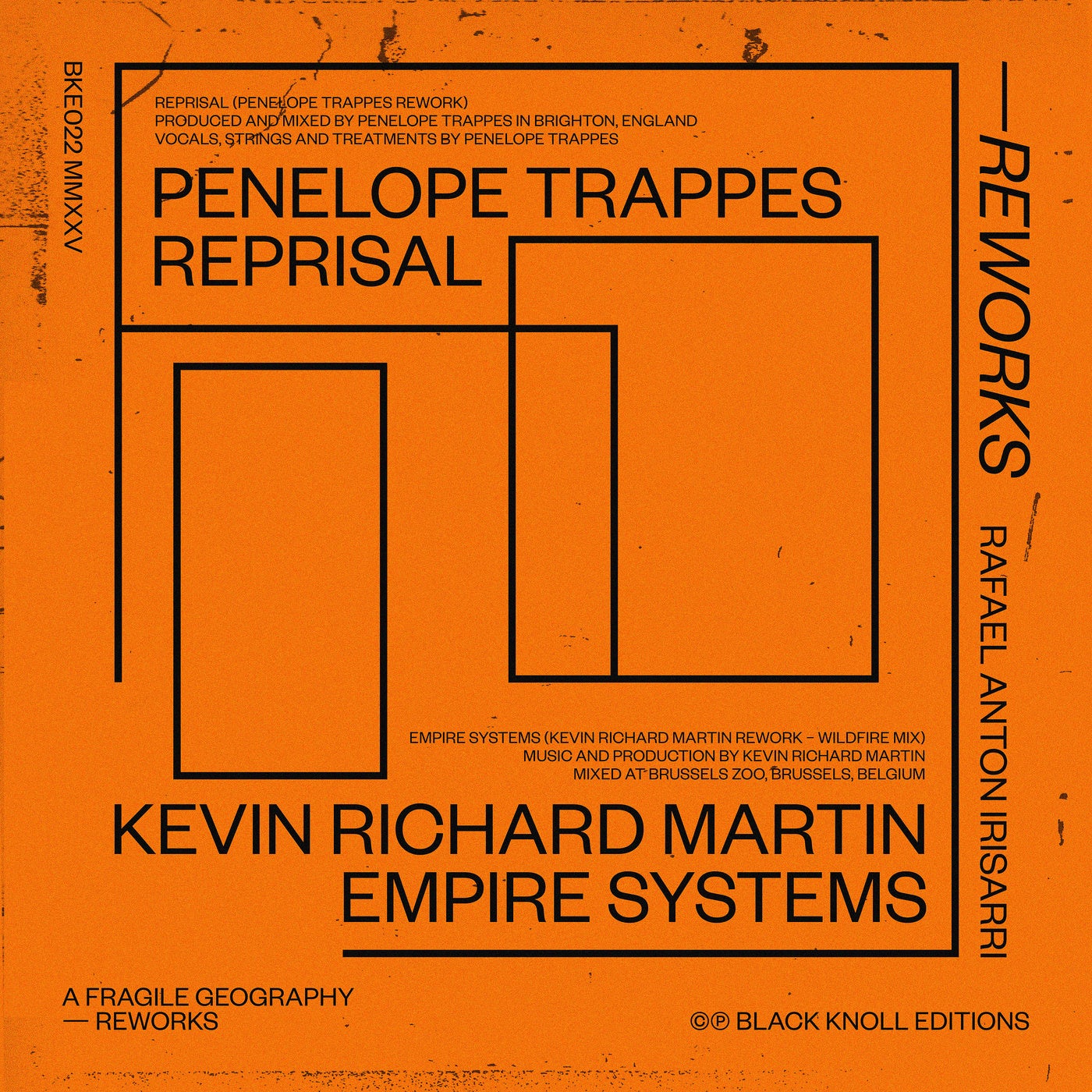 Rafael Anton Irisarri - Reprisal (Penelope Trappes rework) / Empire Systems (Kevin Richard ...
