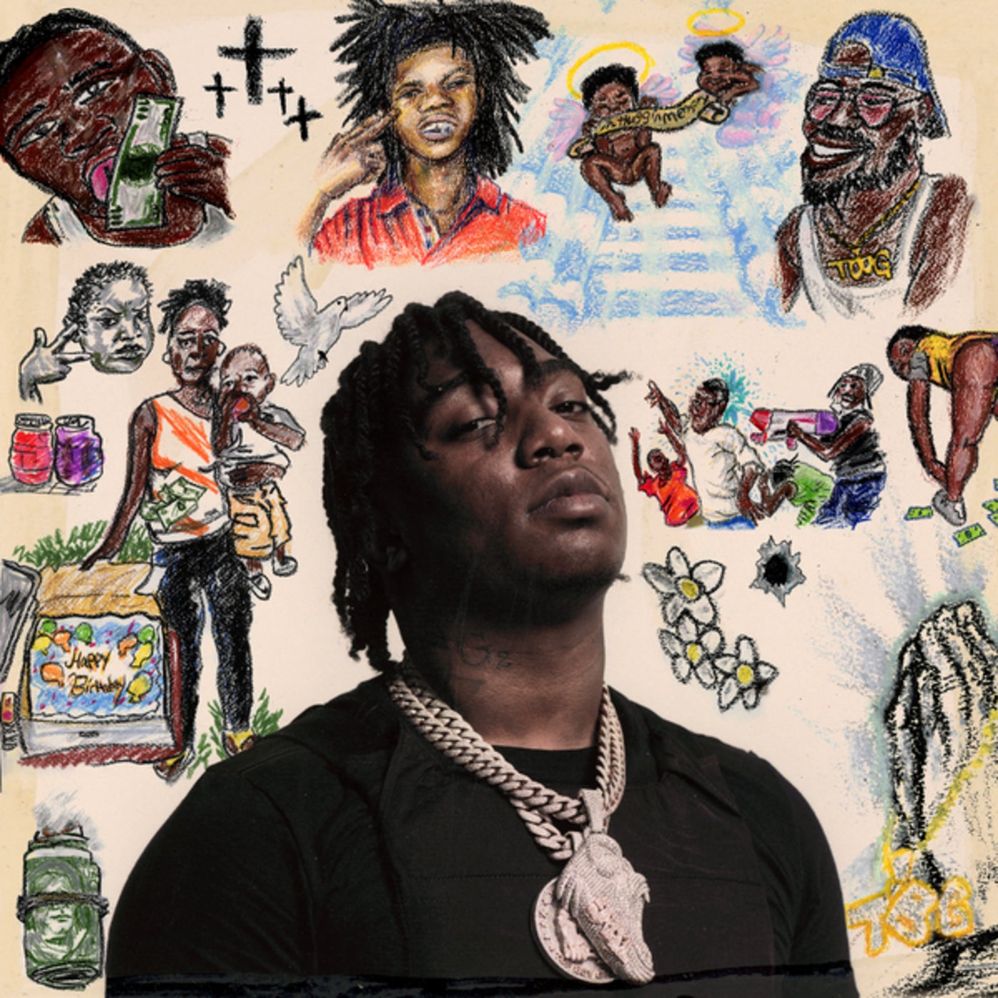 Fredo Bang, Kevin Gates, Rick Ross, Treety, Rob49, NLE Choppa - Yes, I ...