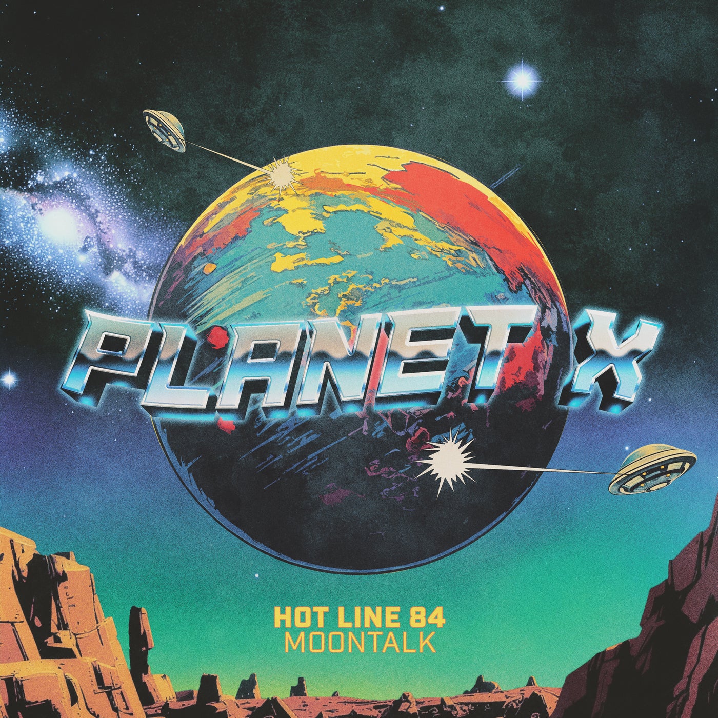 Moontalk - Hot Line 84' [PlanetX] | Music & Downloads on Beatport