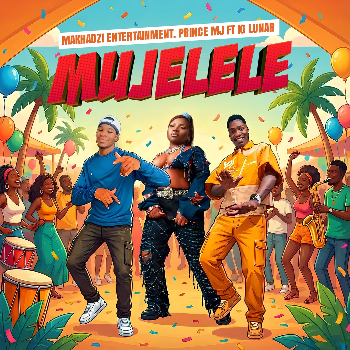 Makhadzi Entertainment, IG Lunar, PrinceMJ - Mujelele (feat. IG Lunar ...