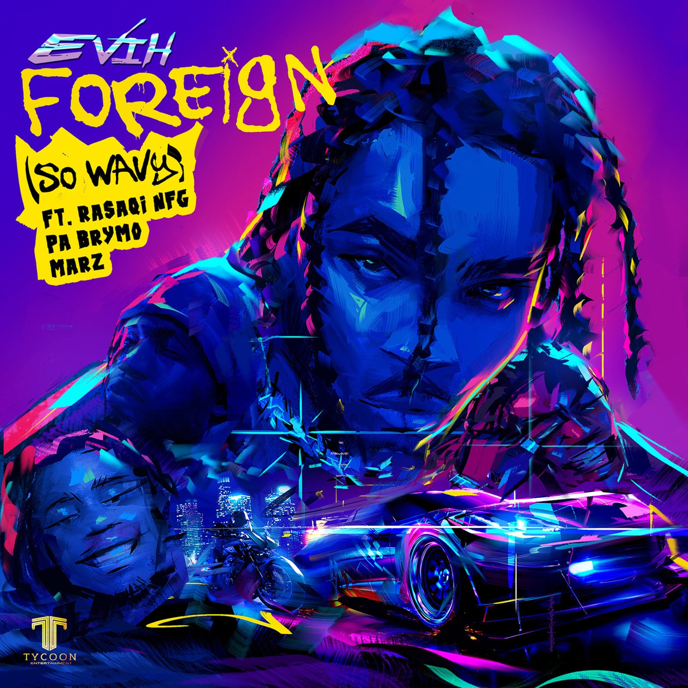 Marz, Rasaqi NFG, Evih, Pa Brymo - Foreign (So Wavy) [feat. Rasaqi NFG ...