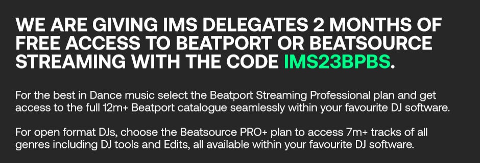 Beatport x IMS 2023 :: Beatport